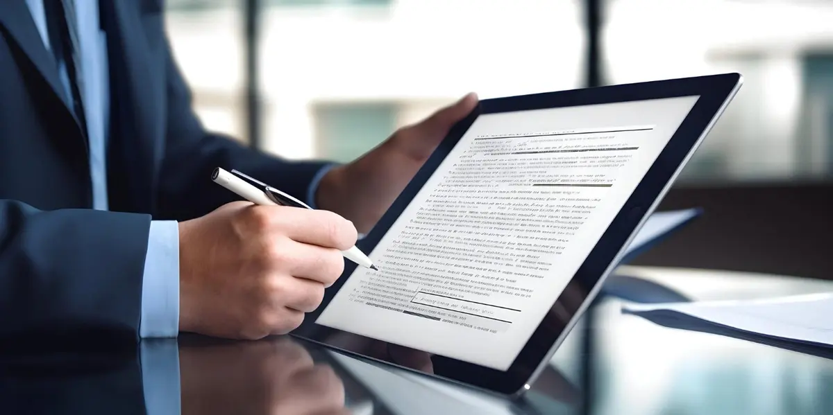 Government Document with E-Signing